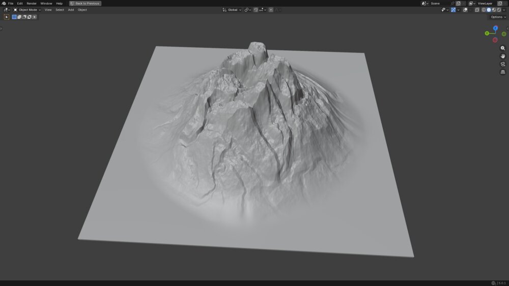 Volcano 3d Print Model 3D 프린팅 모델 - 인쇄용 STL 파일 다운로드 - 3DModels.org