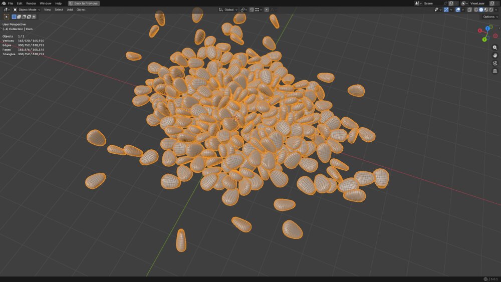 Corn Kernel PBR 3D model - Download Farm Crops on 3DModels.org