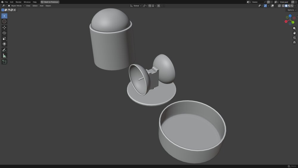 警示灯 PBR 3D模型 - 下载 车辆设备 开启 3DModels.org