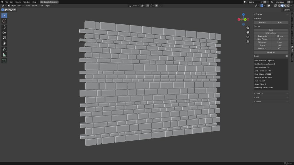 Brick Wall Seamless 3D Printing Model - Download STL file for Printing ...