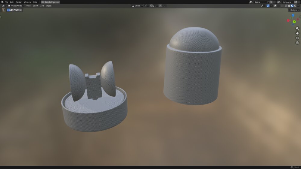 Compact Warning Light PBR 3D model - Download Vehicle equipment on ...