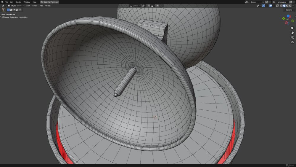 Compact Warning Light PBR 3D model - Download Vehicle equipment on ...
