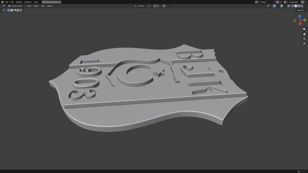 Besiktas Emblem 3D Printing Model - Download STL file for Printing ...
