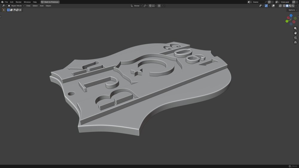 Besiktas Emblem 3D Printing Model - Download STL file for Printing ...
