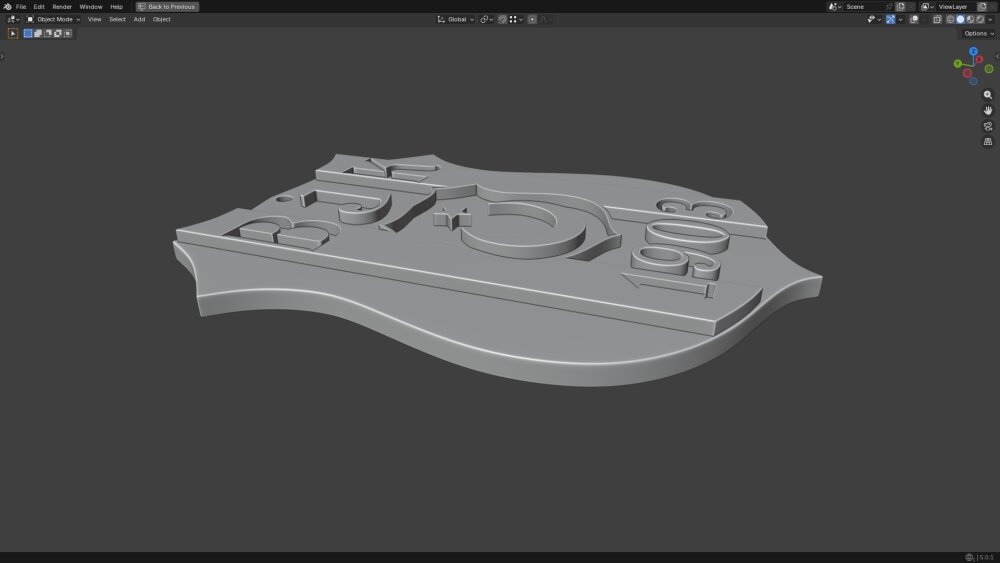 Besiktas Emblem 3D Printing Model - Download STL file for Printing ...