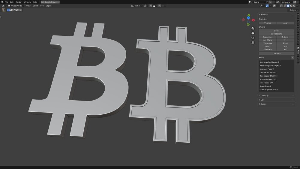 Bitcoin Symbol Design 3D model - Download Hobby on 3DModels.org