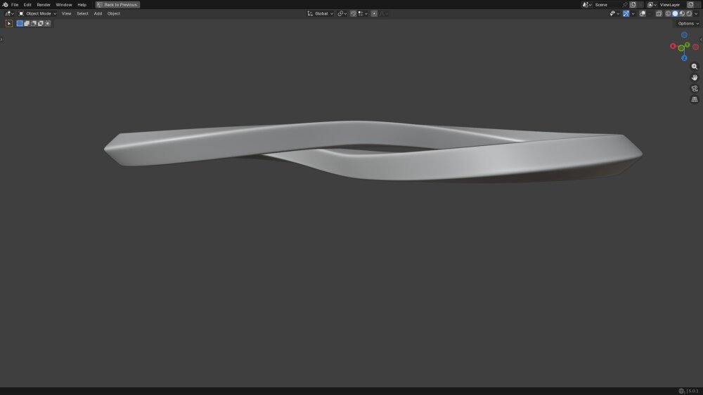 Infinity Symbol Sculpture 3D Printing Model - Download STL file for ...