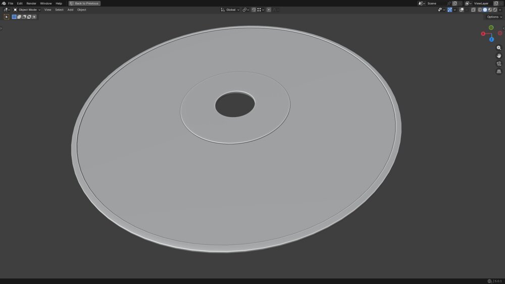CD DVD Disk PBR 3D model - Download Electronic Accessories on 3DModels.org