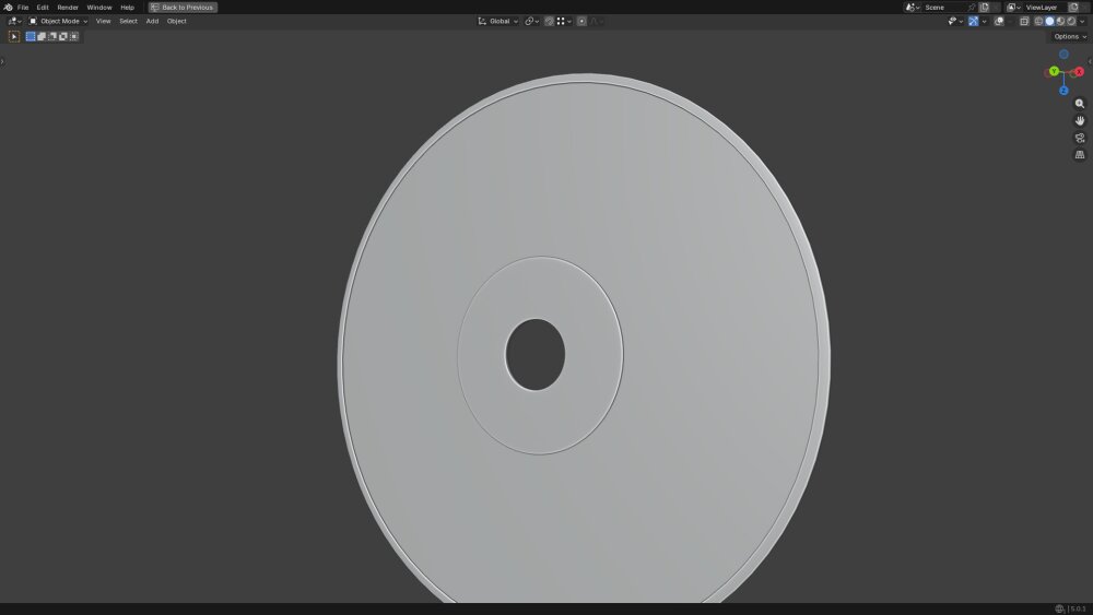 CD DVD Disk PBR 3D model - Download Electronic Accessories on 3DModels.org