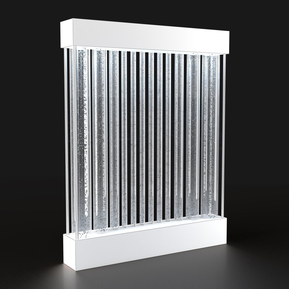 Water Bubble Tubes – Freestanding Decorative Panel 3D model - Download ...