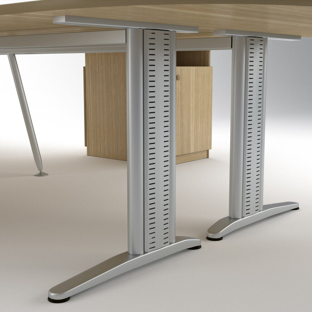 Large Modular Office Desk 3D model - Download Table on 3DModels.org