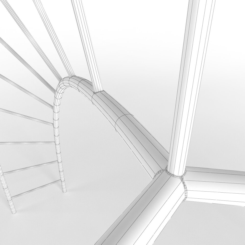 Sky-rail Climber for Playground 3D model - Download Street elements on ...
