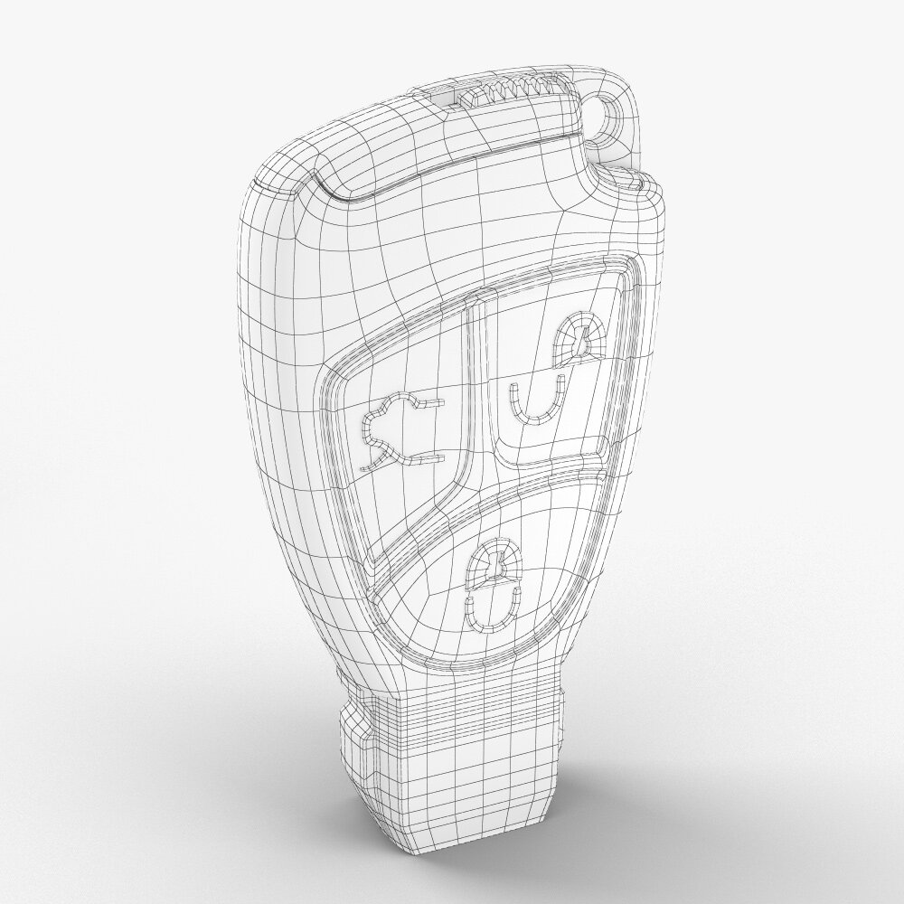 Smart Remote Key Mercedes 3D model - Download Vehicle equipment on ...