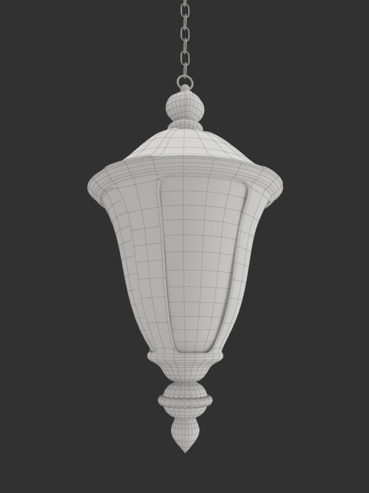 Wrought Pendant Lamp Modelo 3D - Descargar Elementos de la calle on ...