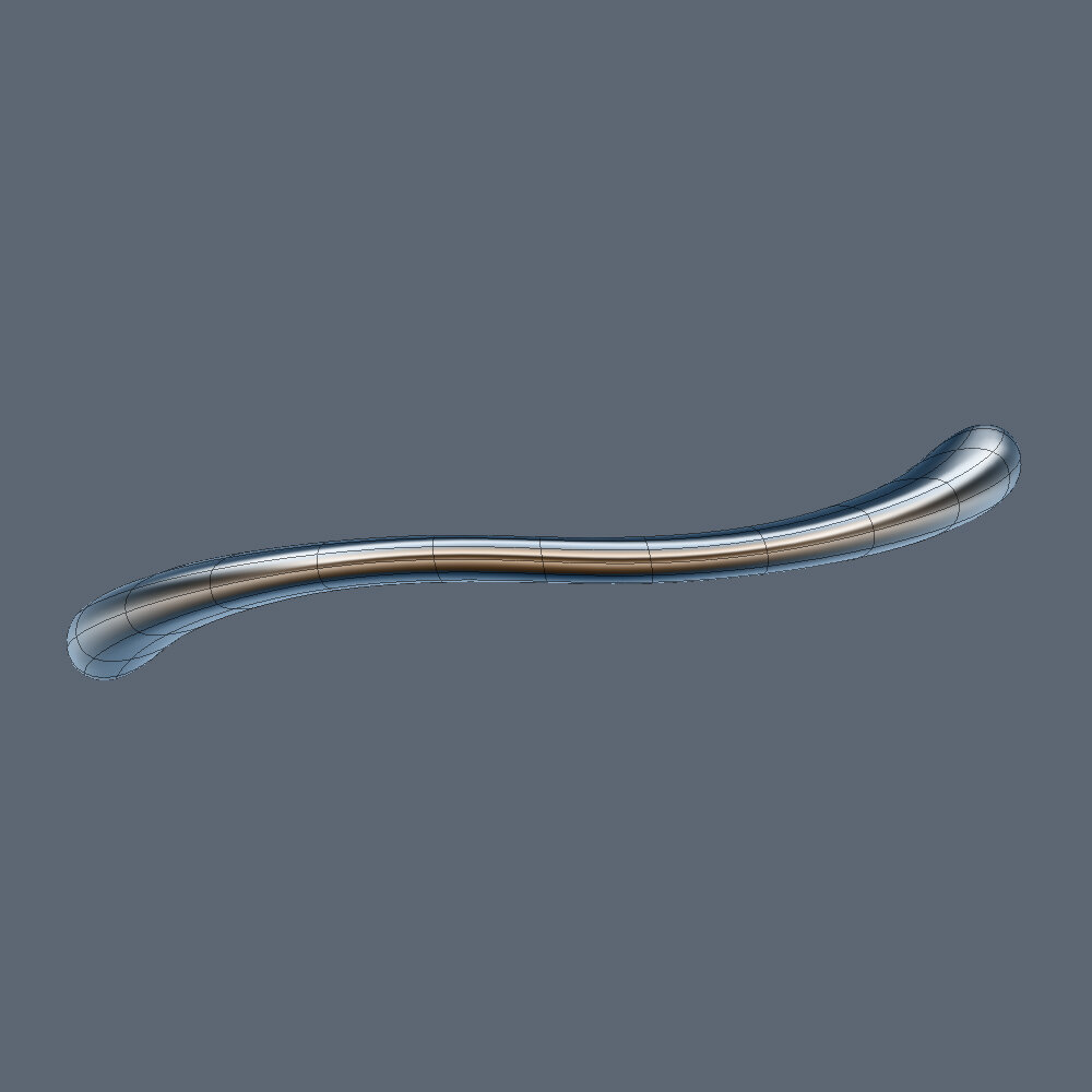 Handle from Writing Desk 3D Model 3D model - Download Decoration on ...