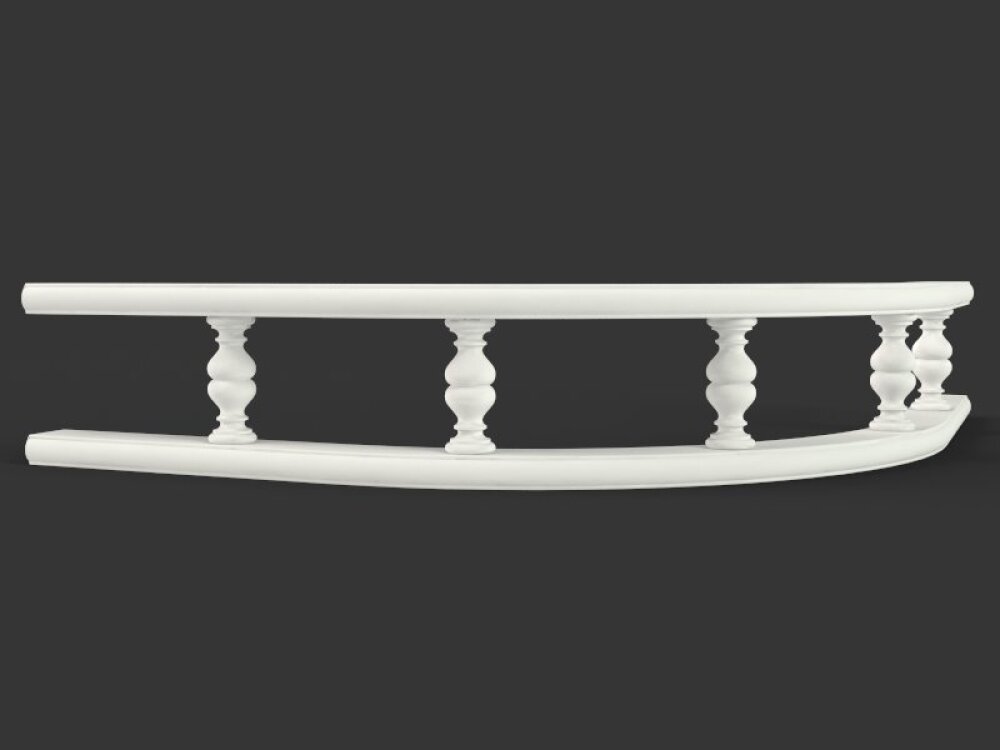 Classic Furniture Balustrade for Italian Style Kitchen 3D model ...