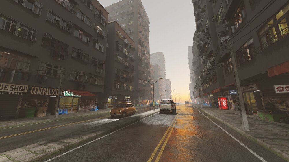 Urban Street 3D model - Download Buildings on 3DModels.org