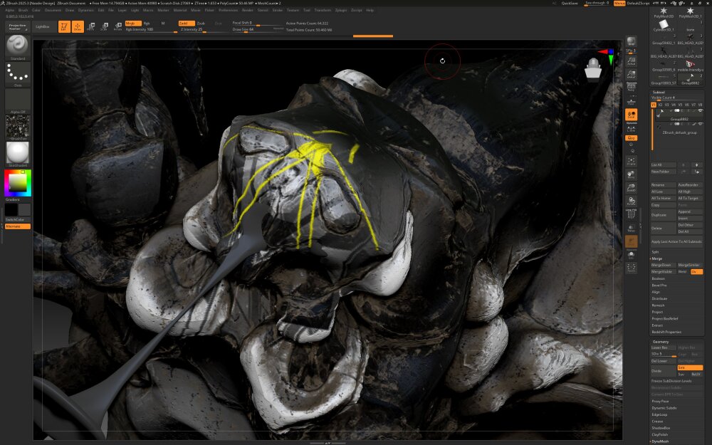 Alien Insectoid Creature with Toxic Drool 3D model - Download ...