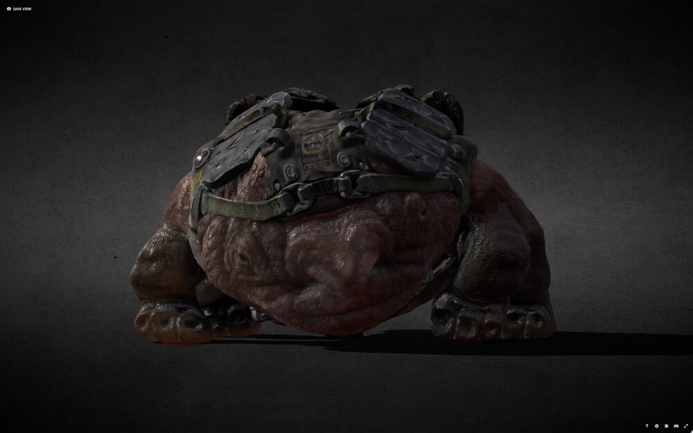 Cyber Enhanced Creature 3D model - Download Mythological creatures on ...