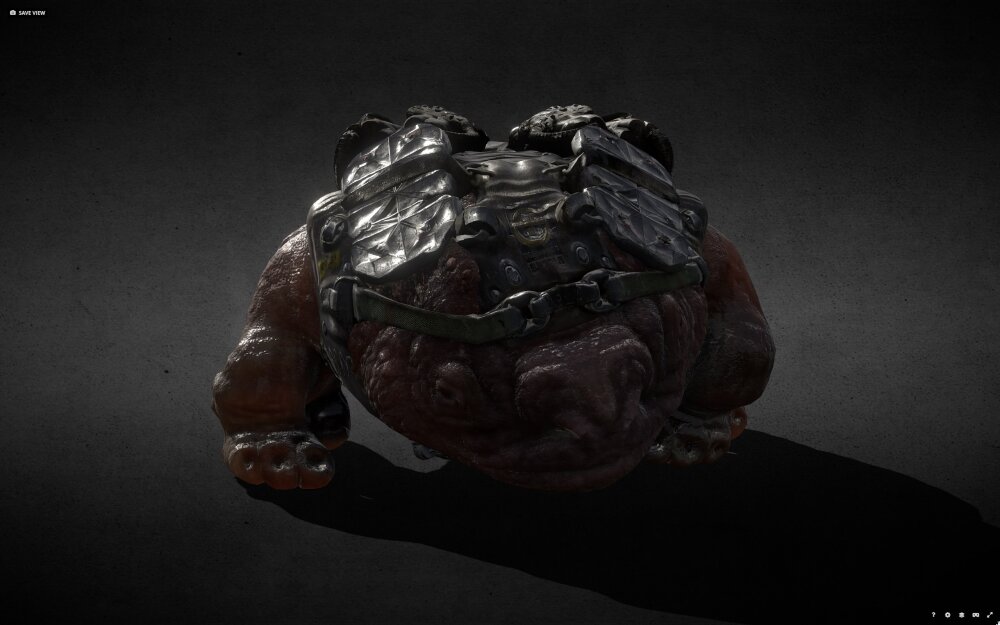 Cyber Enhanced Creature 3D model - Download Mythological creatures on ...