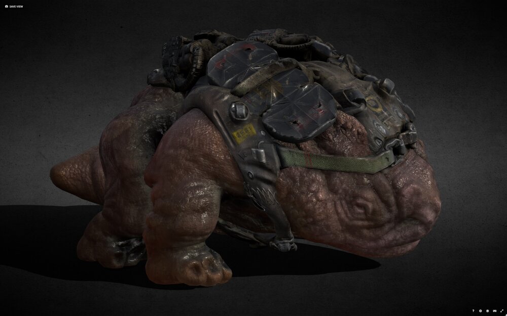 Cyber Enhanced Creature 3D model - Download Mythological creatures on ...
