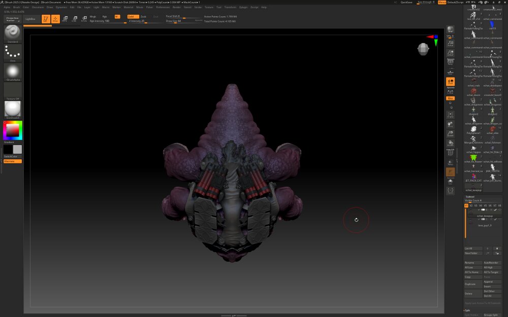 Cyber Enhanced Creature 3D model - Download Mythological creatures on ...