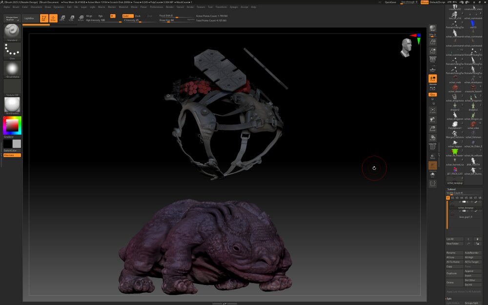 Cyber Enhanced Creature 3D model - Download Mythological creatures on ...