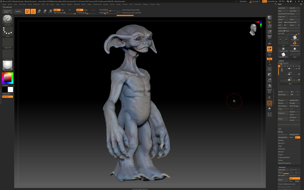 Galactic Traveler 3D model - Download Mythological creatures on ...