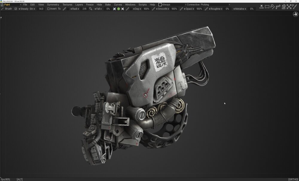 Heavy Combat Mech with Pilot 3D model - Download Robots on 3DModels.org