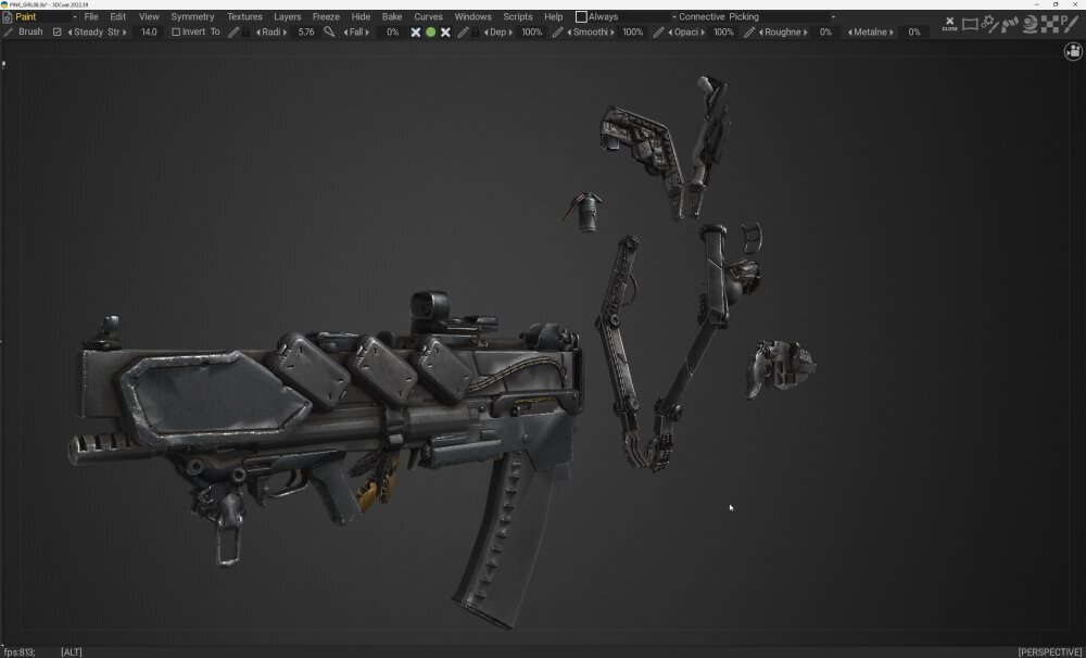 Heavy Combat Mech with Pilot 3D model - Download Robots on 3DModels.org