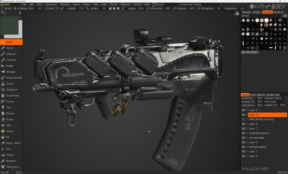 Heavy Combat Mech with Pilot 3D model - Download Robots on 3DModels.org