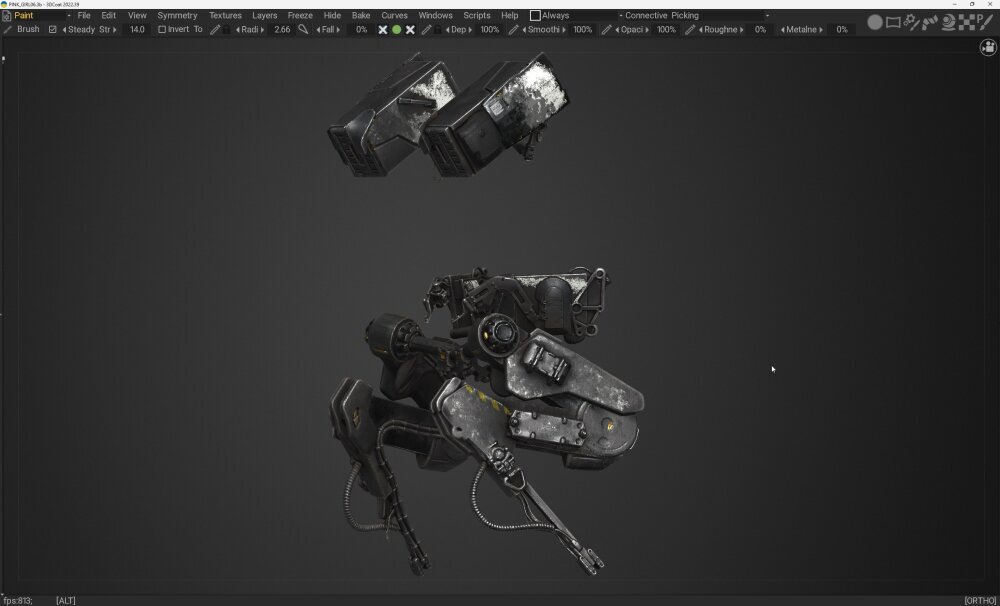 Heavy Combat Mech with Pilot 3D model - Download Robots on 3DModels.org