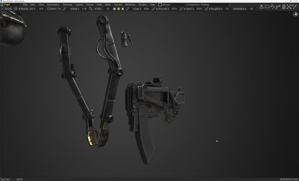 Heavy Combat Mech with Pilot 3D model - Download Robots on 3DModels.org