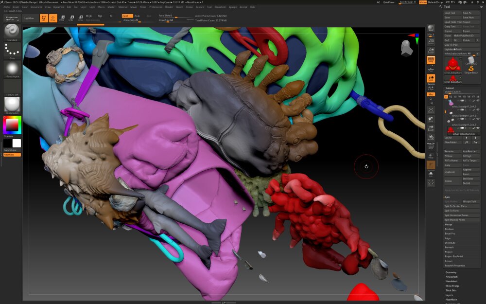 Neon Reef Nomad 3D model - Download Cartoon characters on 3DModels.org