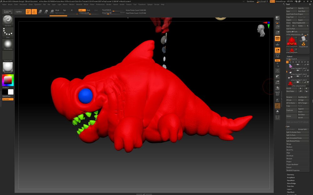Neon Reef Nomad 3D model - Download Cartoon characters on 3DModels.org