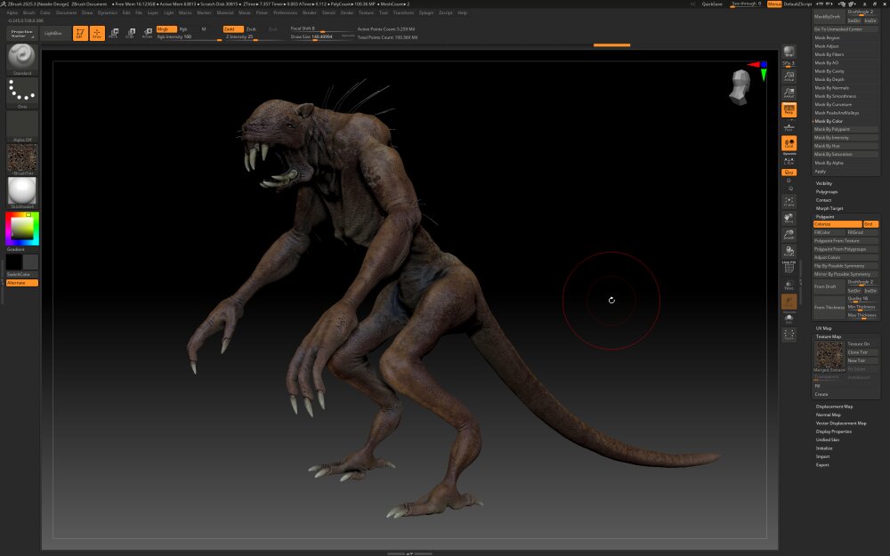 Criatura Humanoide de Rata Modelo 3D - Descargar Criaturas mitológicas ...