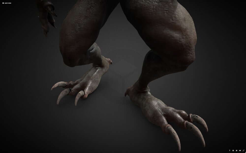 Three Eyed Demon 3D model - Download Mythological creatures on 3DModels.org