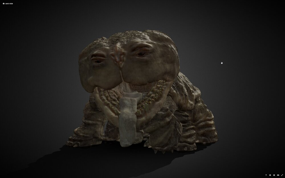 Fantasy Creature (First Zbrush Sculpt) 3D model - Download Mythological ...