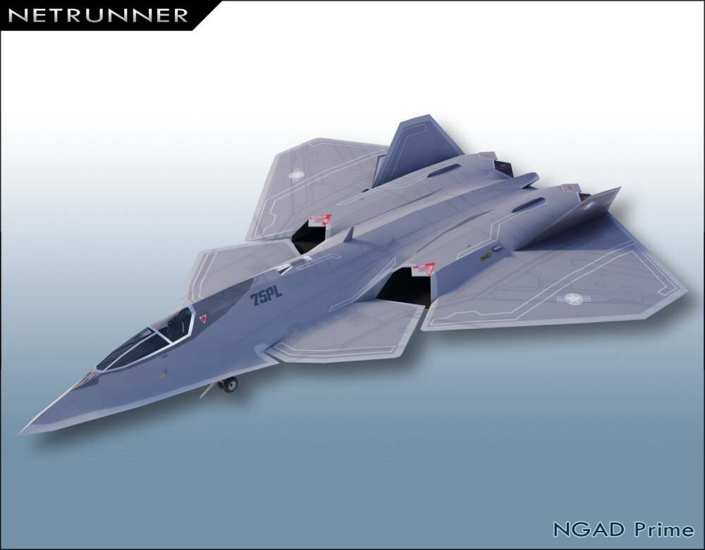 Lockheed NGAD Prime 3D model - Download Fighter on 3DModels.org