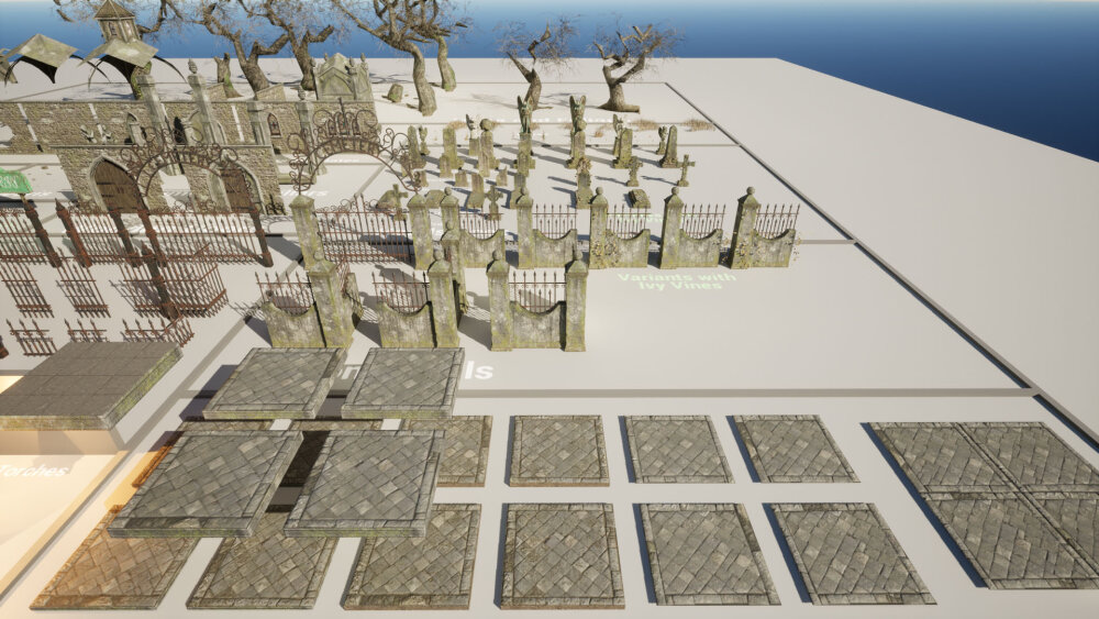 Cemetery Asset Pack 3D模型 - 下载 建筑物 on 3DModels.org