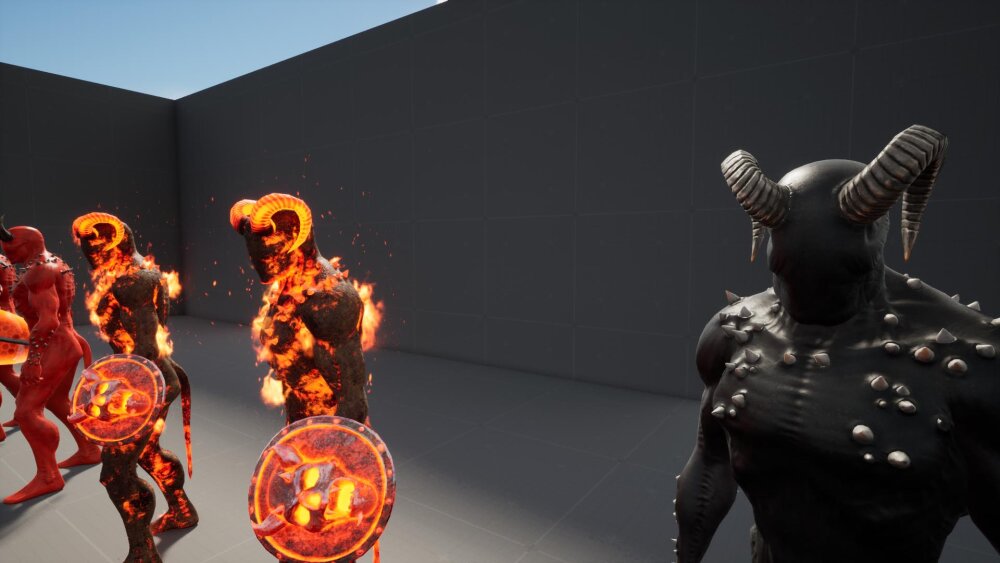 Elemental Golem Character Asset 3D model - Download Mythological ...