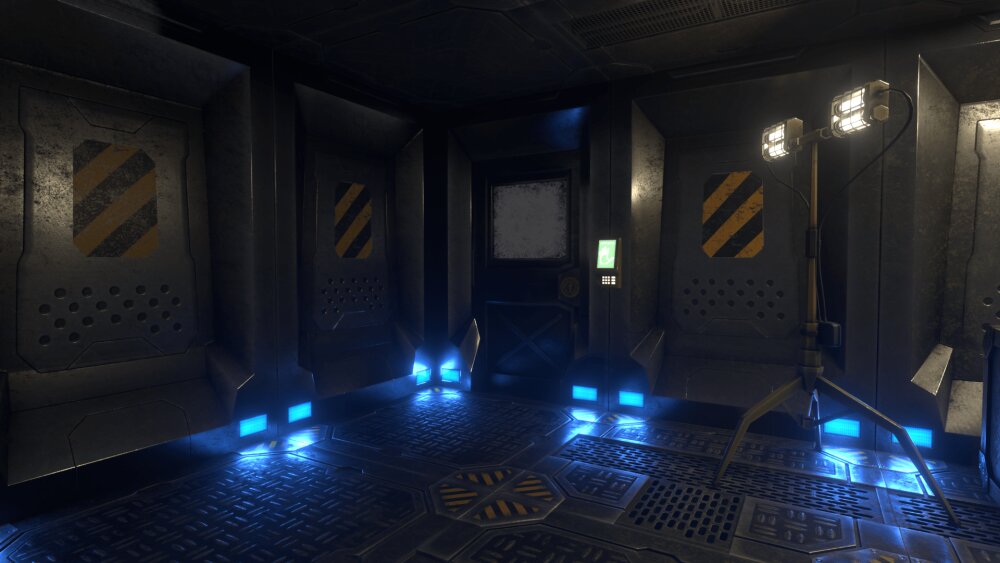 Simple Futuristic Sci-fi Scene Assets 3D model - Download Game ...