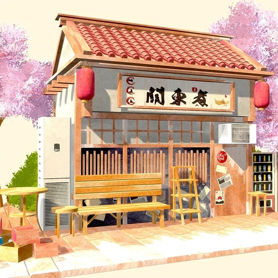 Japanese buildings 3D Models Download - 3DModels.org