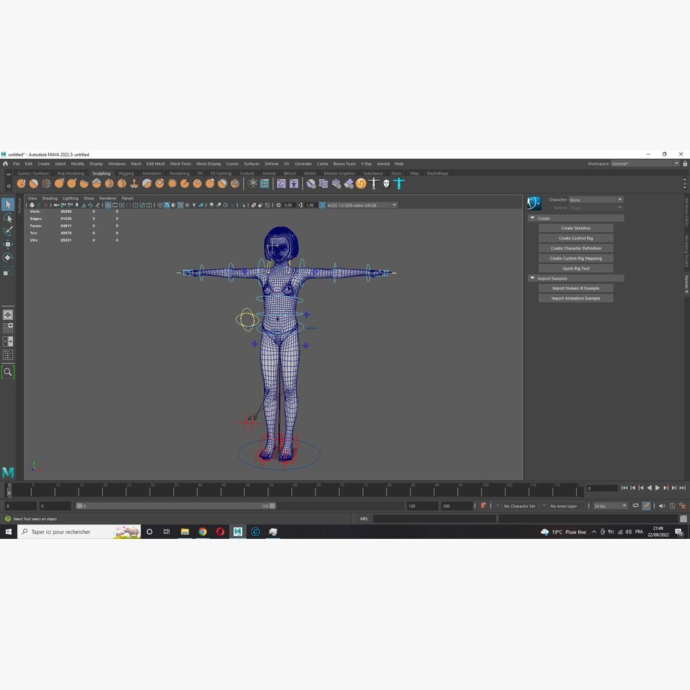 Niña Pequeña Realista Modelo 3D - Descargar Character activado 3DModels.org