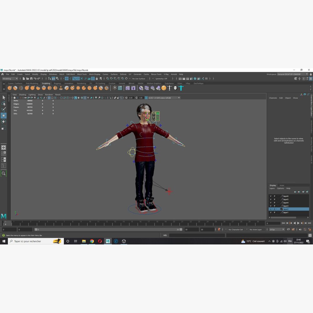 Animated Realistic Boy Child 3D model - Download Character on 3DModels.org