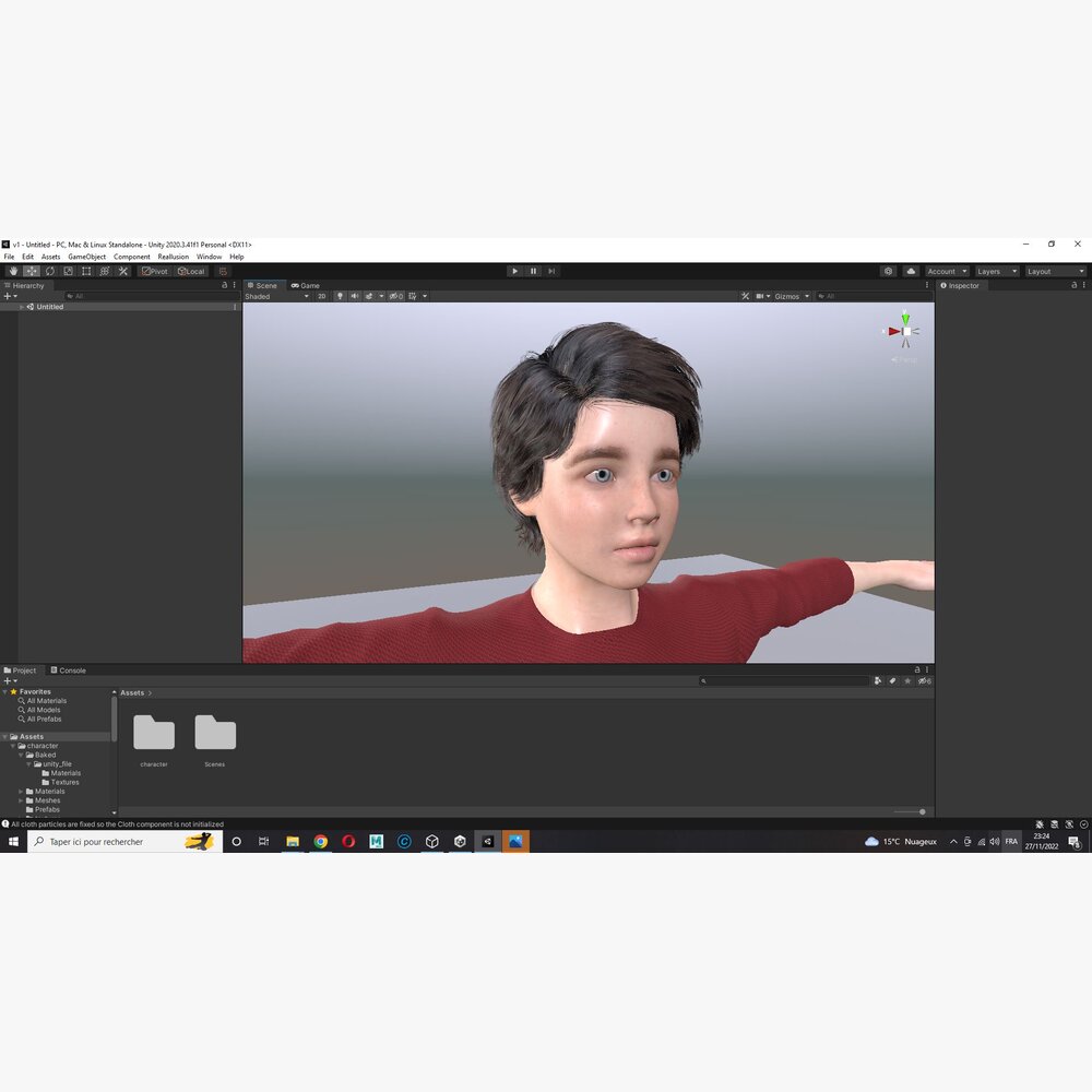 Animated Realistic Boy Child 3D model - Download Character on 3DModels.org