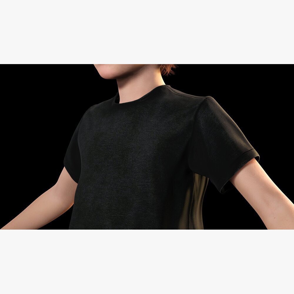 Realistic Smiling Child Boy 3D model - Download Character on 3DModels.org