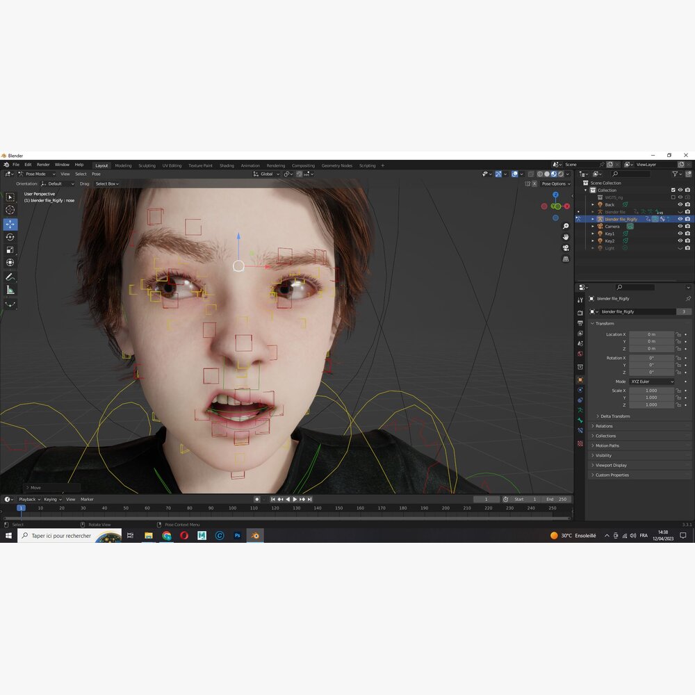 Realistic Smiling Child Boy 3D model - Download Character on 3DModels.org