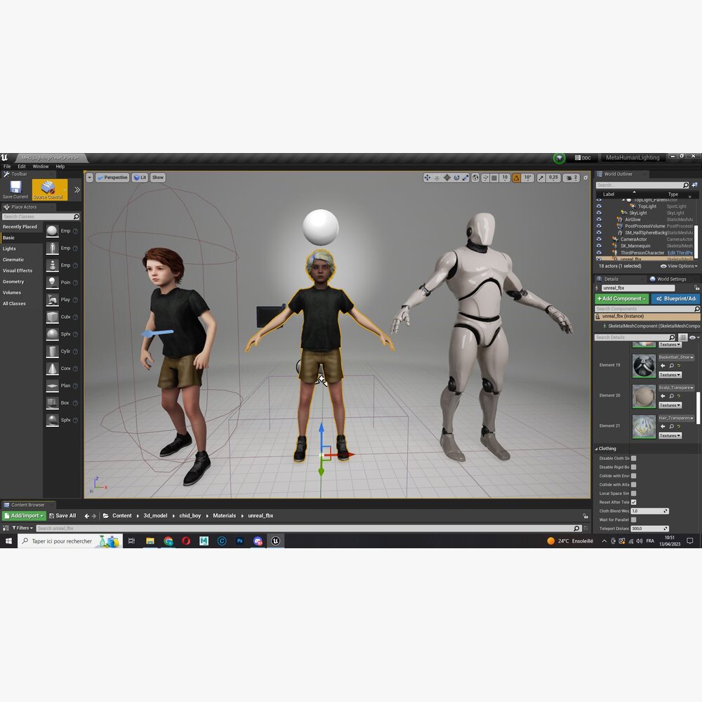 Realistic Smiling Child Boy 3D model - Download Character on 3DModels.org