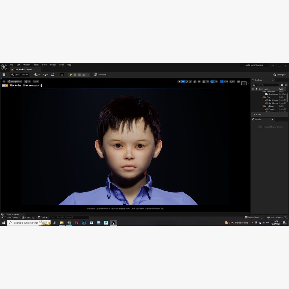 Smiling Animated Boy in Purple Shirt 3D model - Download People on ...